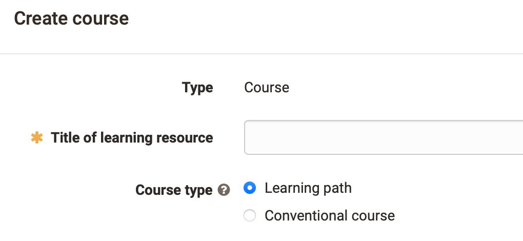 Creating learning path courses - OpenOlat Documentation